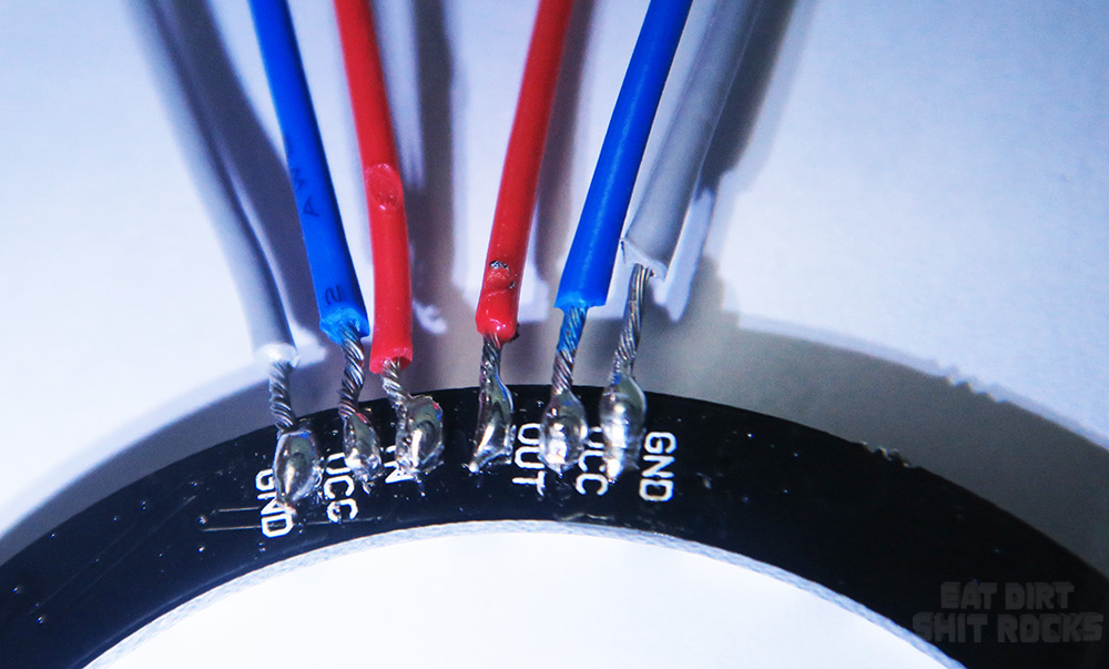 Photos: WS2812 LED ring, soldering, desoldering – Eat Dirt, Shit Rocks